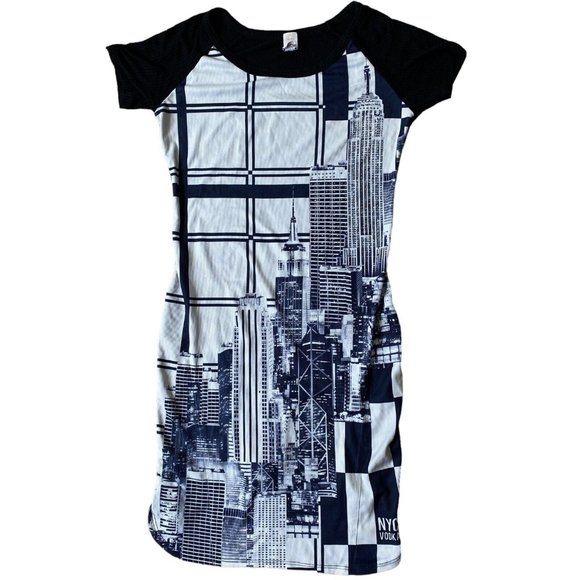 VDK Vodka | Dresses | Vdk Vodka Nyc New York Y2k Womens Dress Sm Black ...